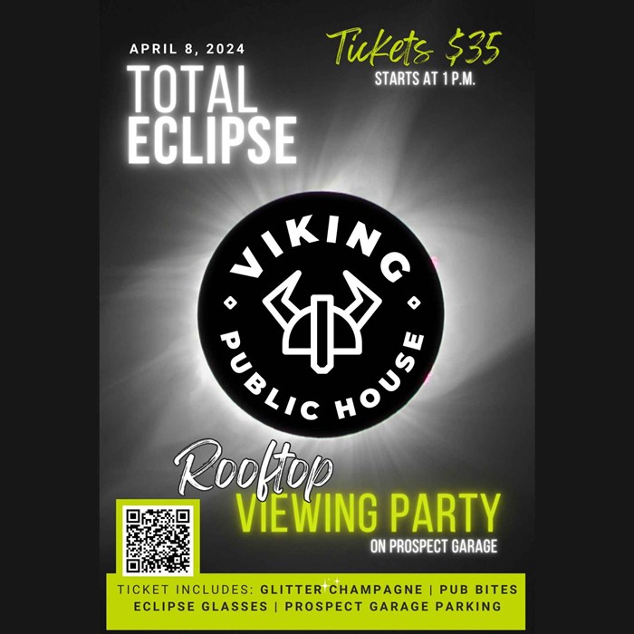 Total Eclipse Rooftop Viewing Party | Viking Public House